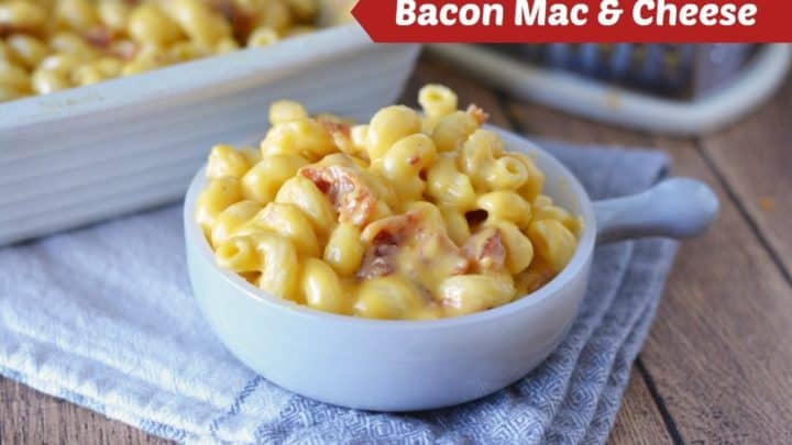 Creamy Bacon Mac & Cheese - Dancing Through the Rain