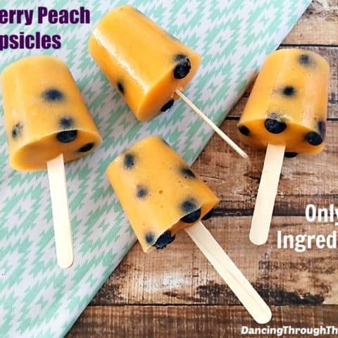 Easy Peach Blueberry Crisp - Dancing Through the Rain