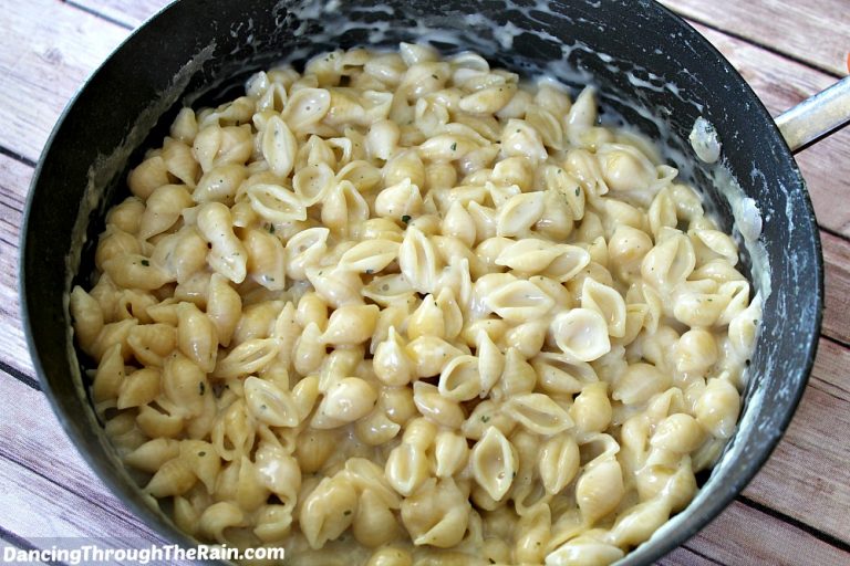 Creamy Garlic Pasta Shells - A One-Pot Recipe - Dancing Through the Rain