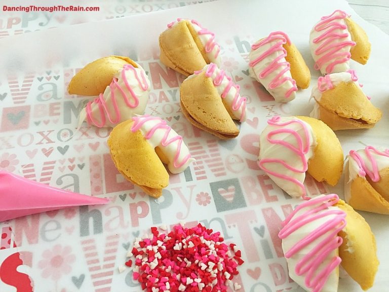 Valentine's Day Fortune Cookies - Dancing Through the Rain