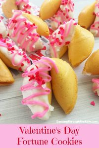 Valentine's Day Fortune Cookies - Dancing Through the Rain