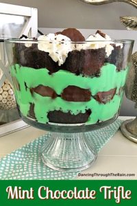 Mint Chocolate Trifle - A St. Patrick's Day Treat! - Dancing Through ...