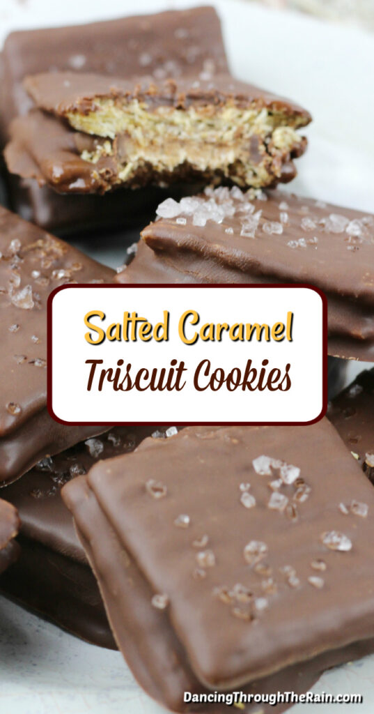 Salted Caramel Triscuit Cookies (Made With Rolos!) - Dancing Through ...