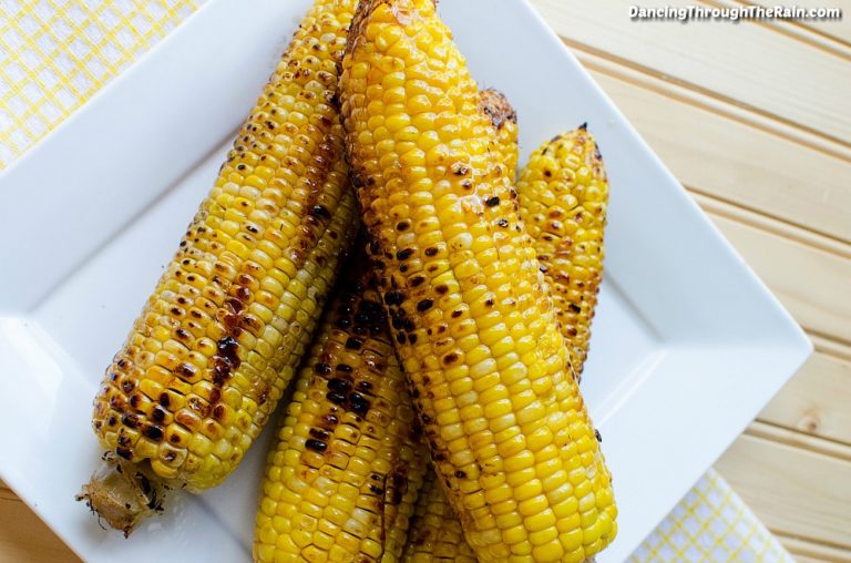 Sweet And Spicy Grilled Corn On The Cob - Dancing Through the Rain