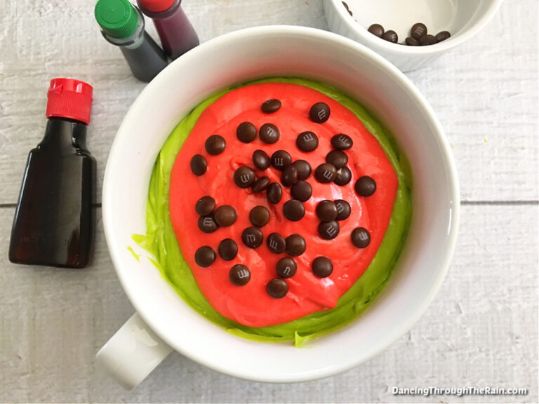Watermelon Cheesecake Dip - A Fun Treat! - Dancing Through the Rain