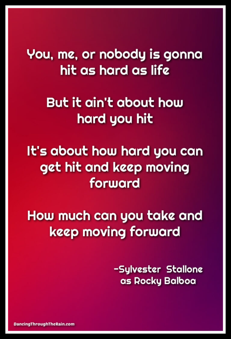 Life Is A Gift, Not An Obligation - An Update - Dancing Through the Rain