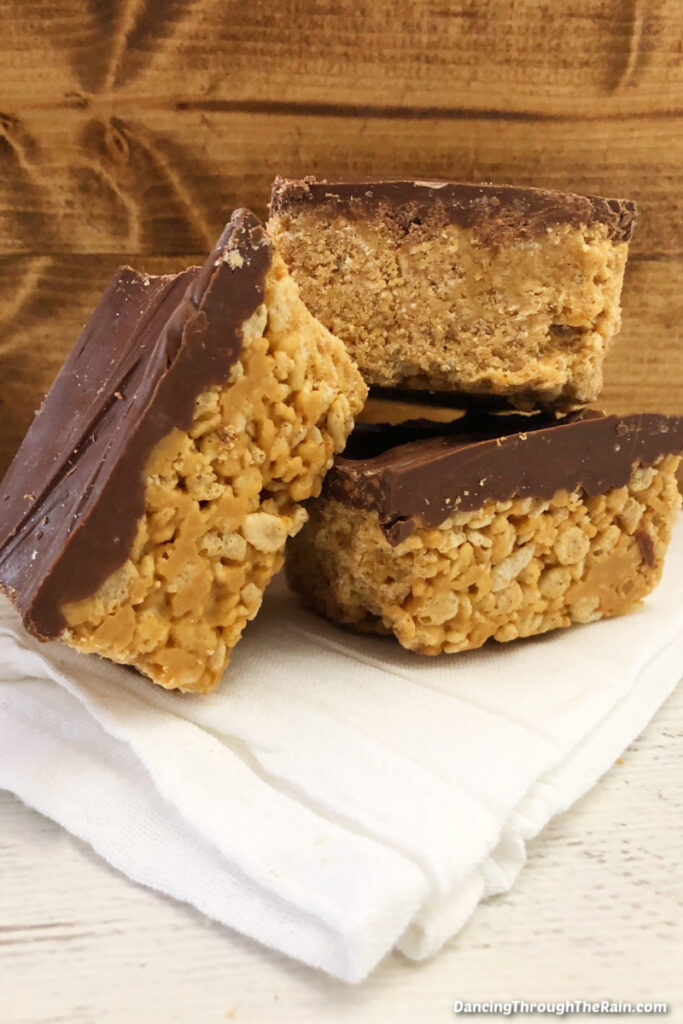 Easy Chocolate Scotcharoos Recipe - Dancing Through the Rain