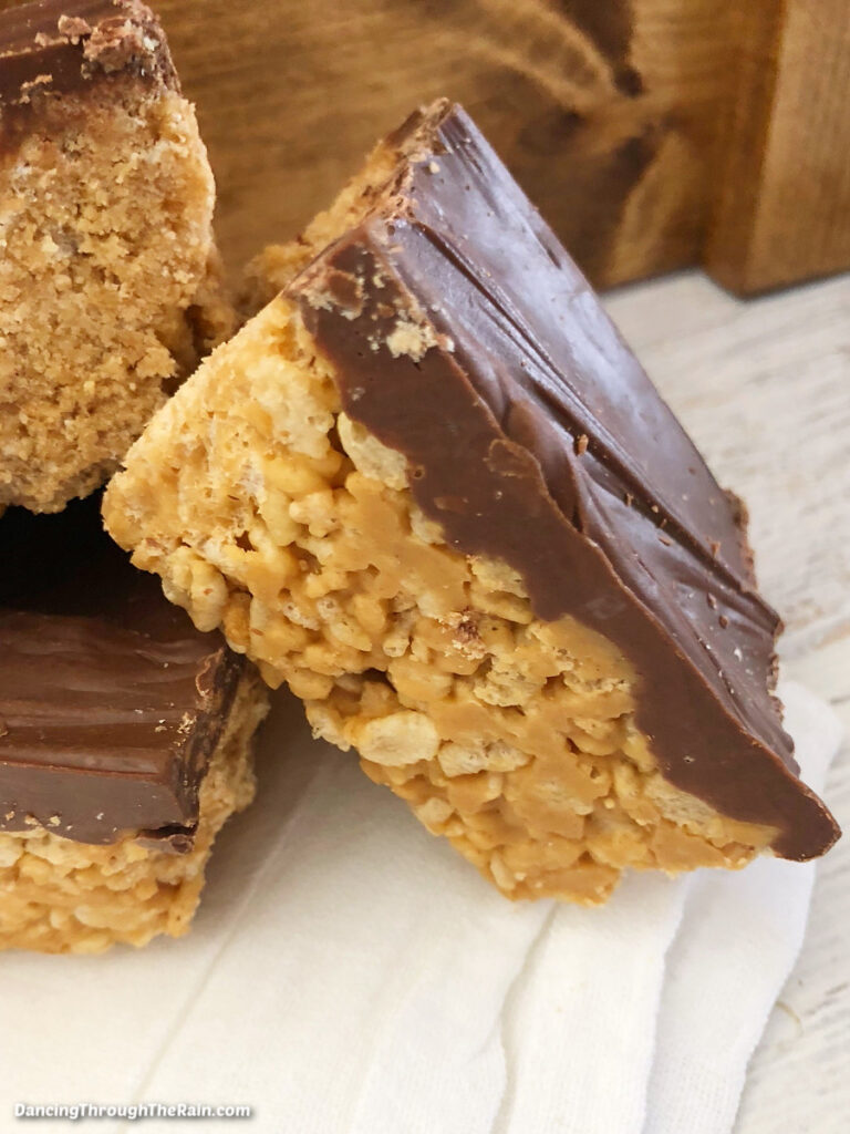 Easy Chocolate Scotcharoos Recipe - Dancing Through the Rain