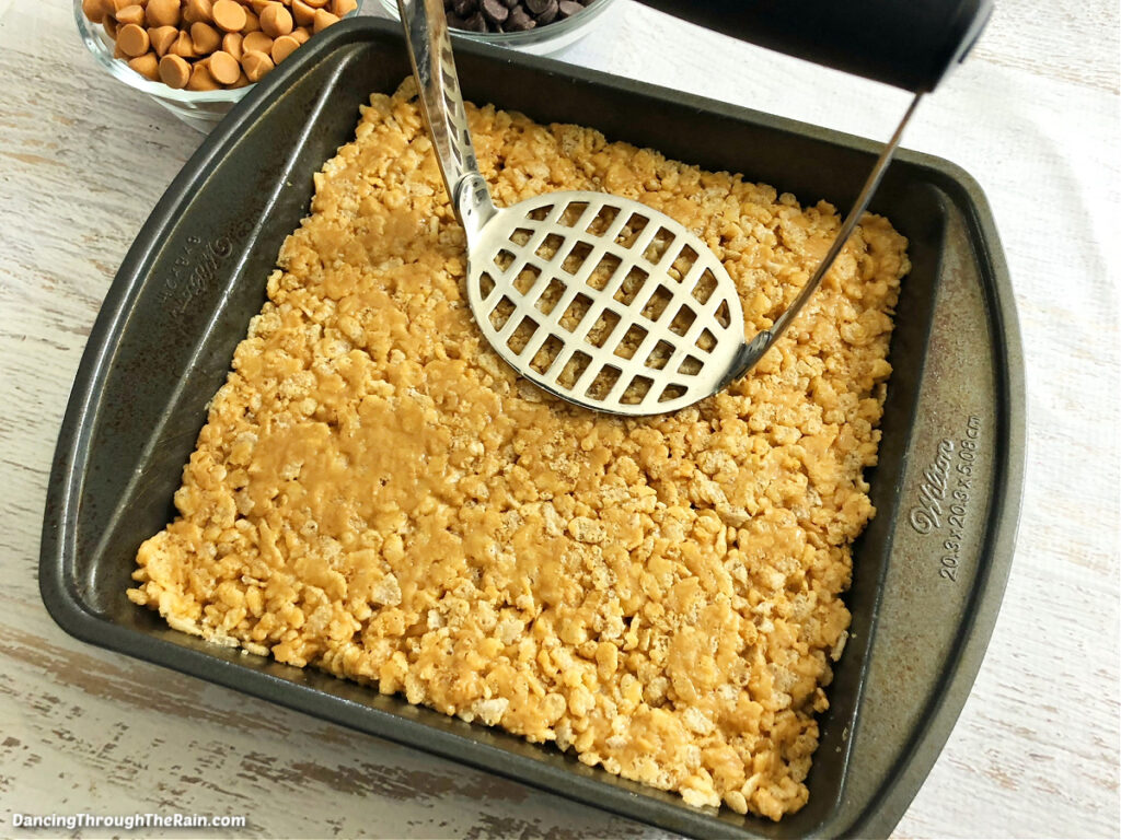 Easy Chocolate Scotcharoos Recipe - Dancing Through the Rain