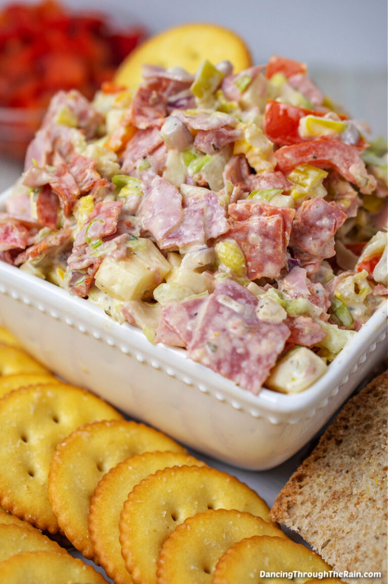 Easy Italian Hoagie Dip - Dancing Through the Rain