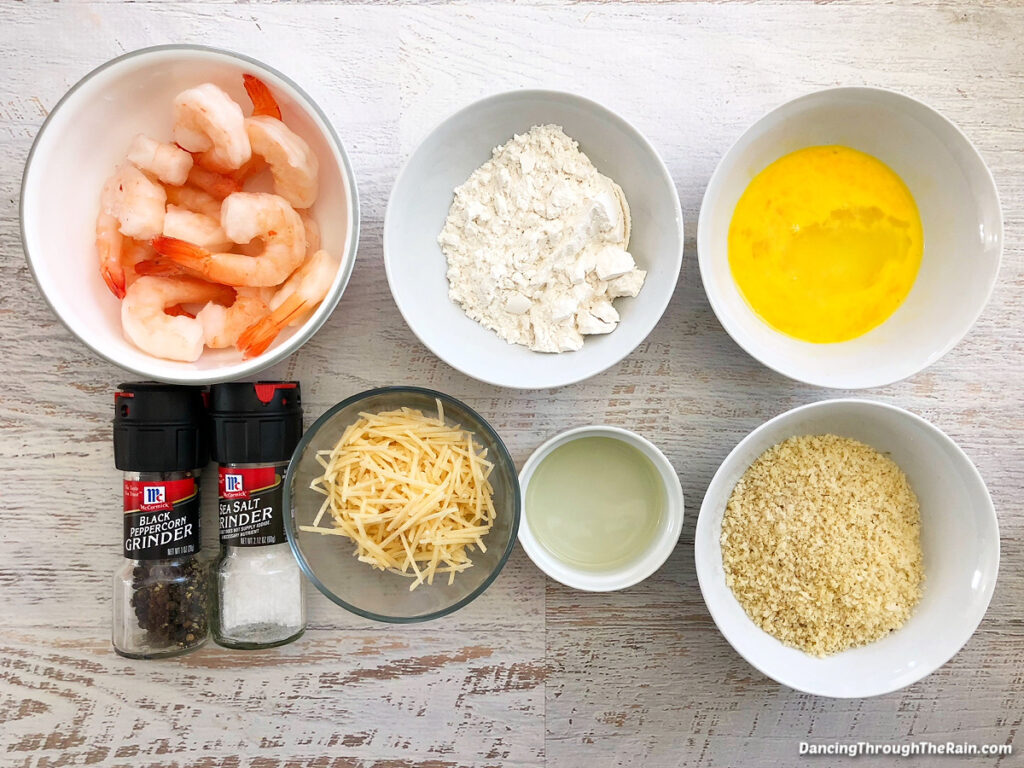 Baked Parmesan Crusted Shrimp - Dancing Through the Rain