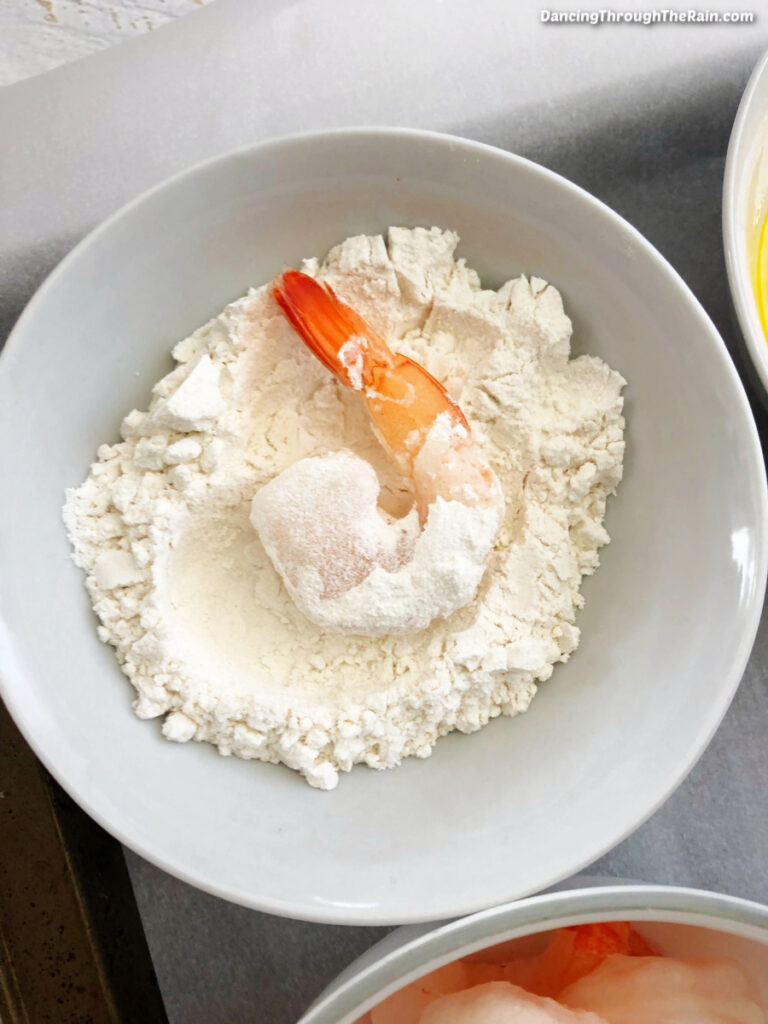 Baked Parmesan Crusted Shrimp - Dancing Through the Rain