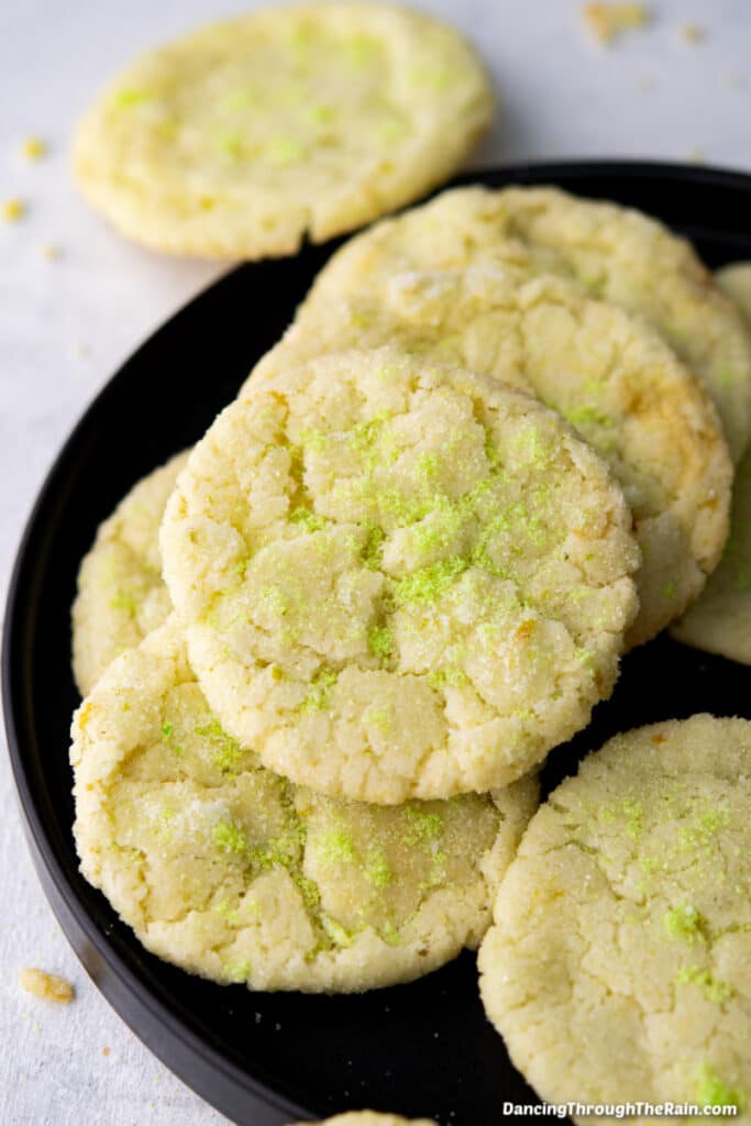 Key Lime Cookies (From Scratch!) - Dancing Through the Rain
