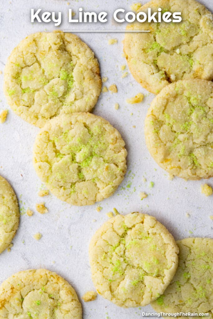 Key Lime Cookies (From Scratch!) - Dancing Through the Rain