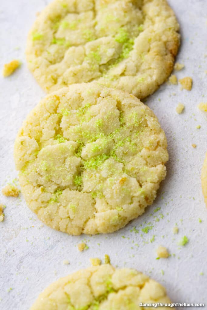 Key Lime Cookies (From Scratch!) - Dancing Through the Rain